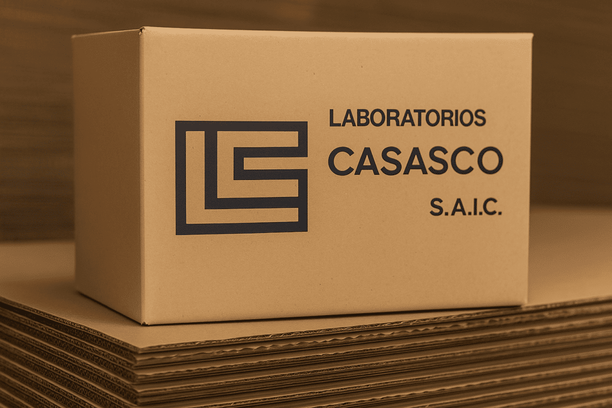 Pallet Cerrado de Cajas de Carton Corrugado Estandar 50x40x30 de 4mm ...