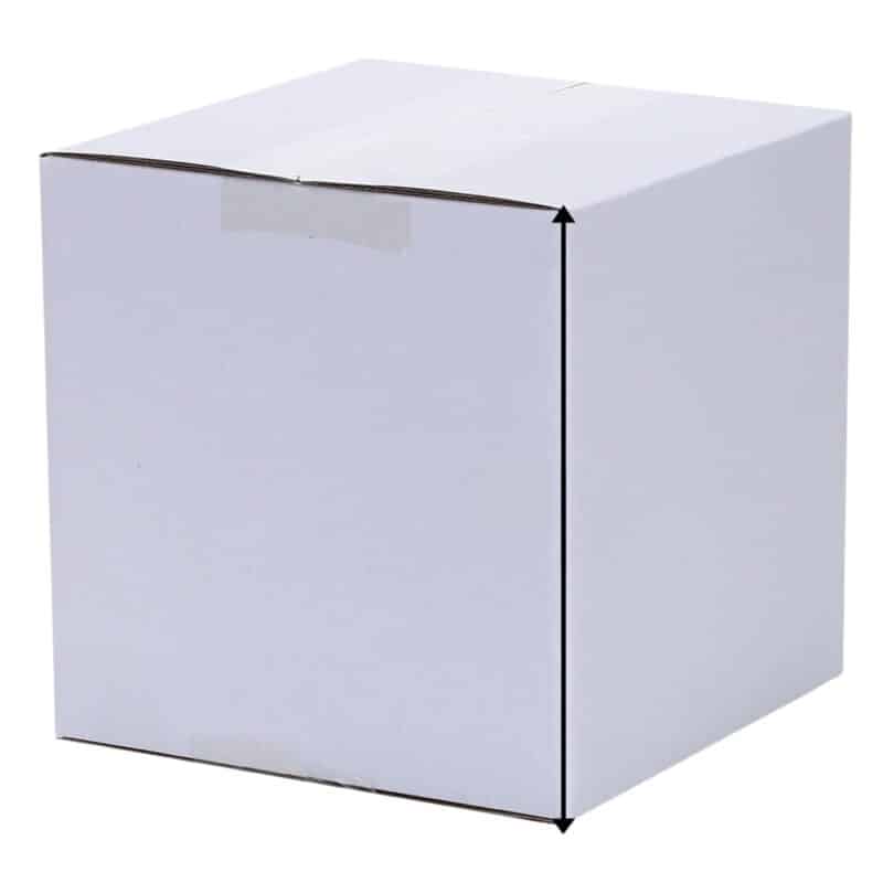 Cajas de Carton Corrugado Estandar Blanca 25x25x25 de 4mm – Fábrica De ...