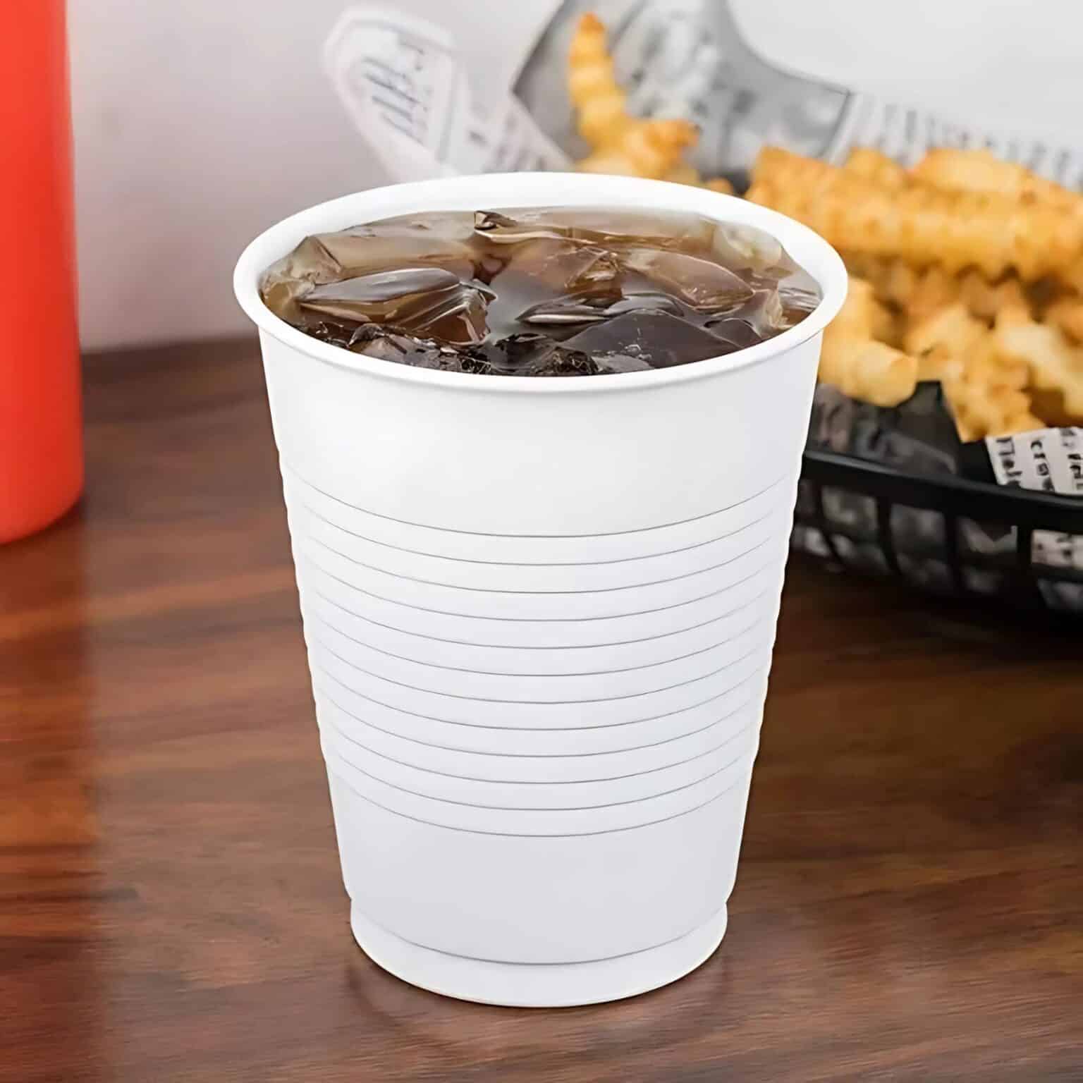 Vaso Plástico Descartable Blanco 180cc | Liviano y Resistente – Promo ...