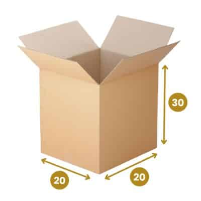Cajas de Carton Corrugado Estandar 20x20x30 de 4mm – Fábrica De Cajas ...