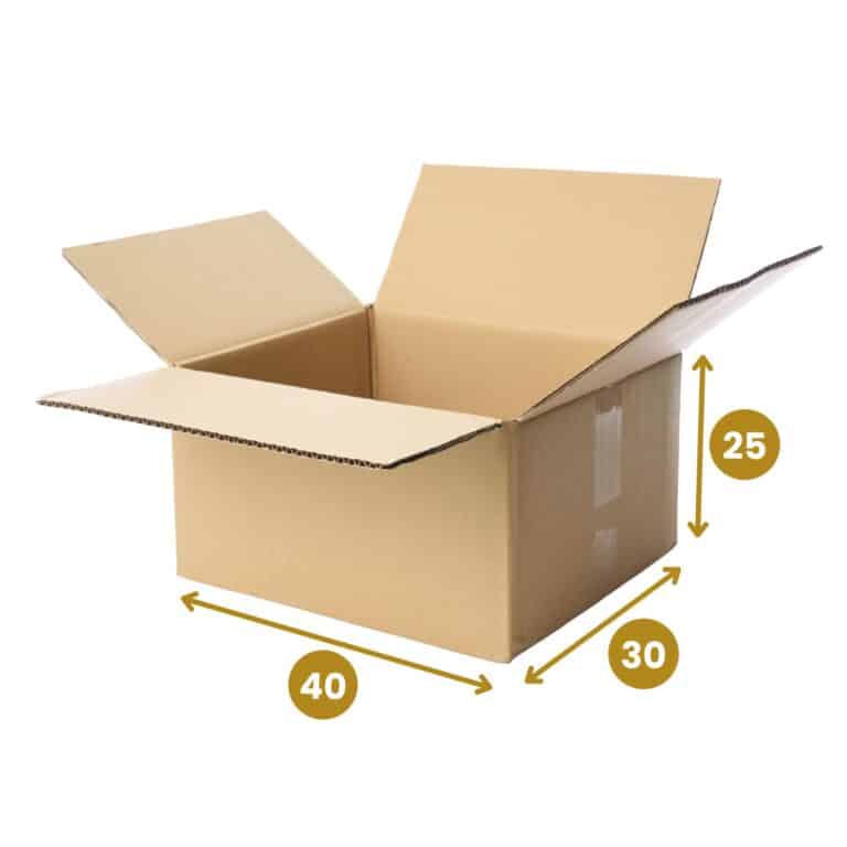 Cajas de Carton Corrugado Estandar 20x20x30 de 4mm – Fábrica De Cajas ...