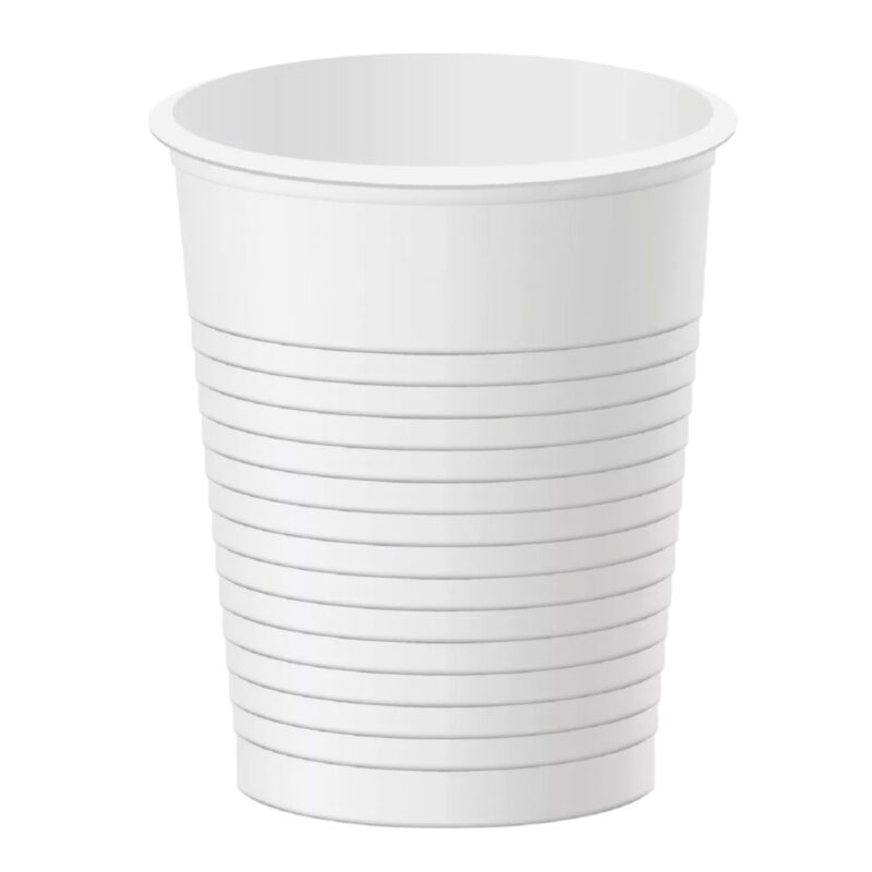 Vaso Plástico Descartable Blanco 180cc | Liviano y Resistente – Promo ...
